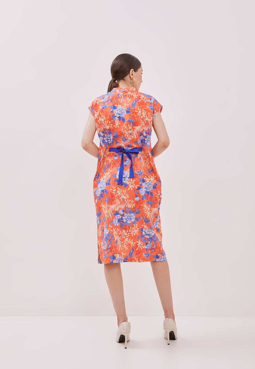 BIRDS & BUTTERFLY Kimono Cheongsam Dress – ANS.EIN