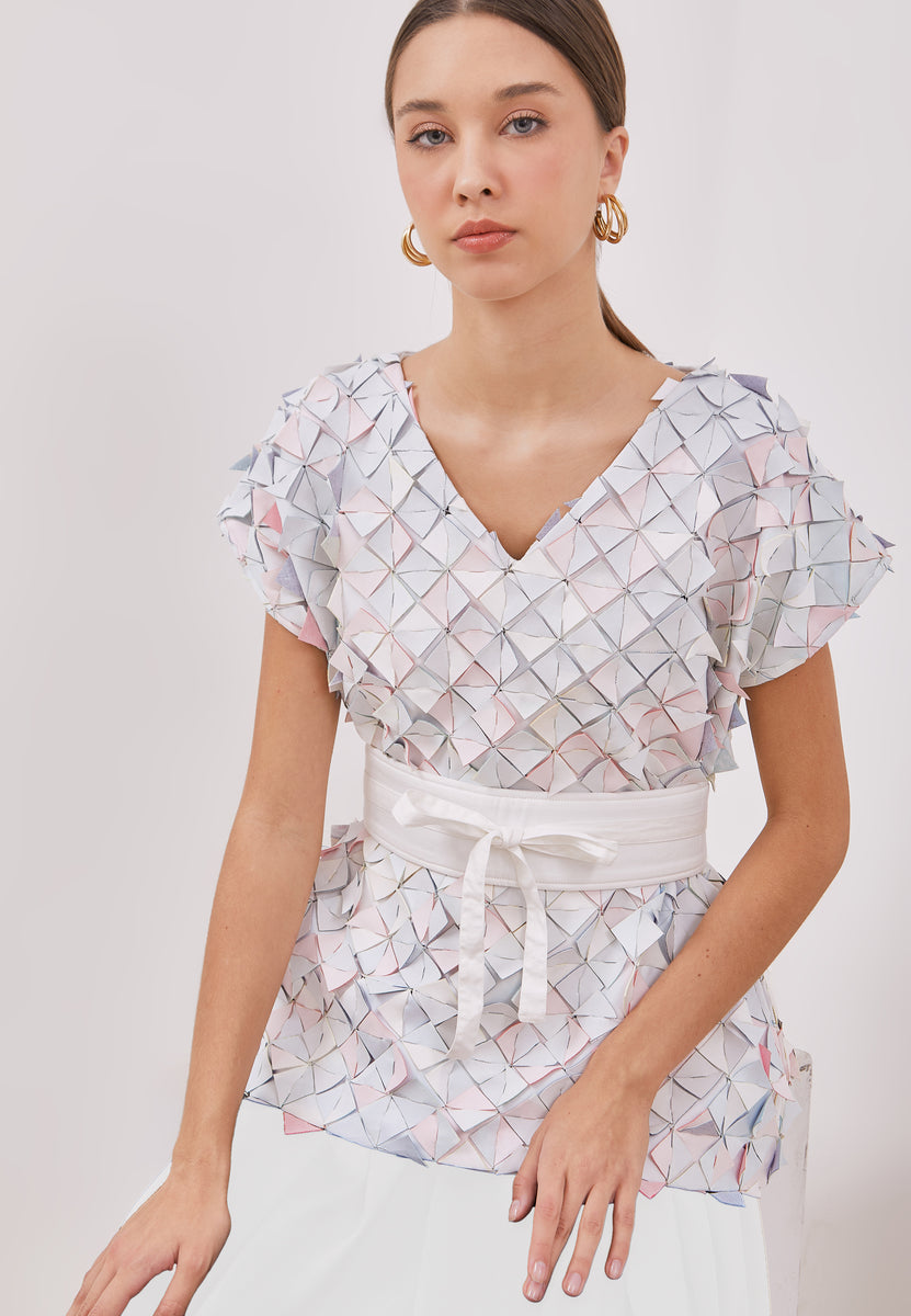 ORIGAMI Pastel Multiway Top – ANS.EIN