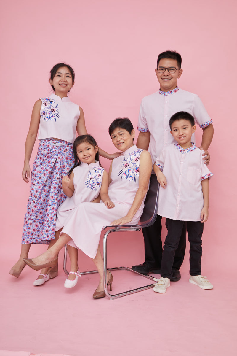 CHERRY BLOSSOM Pink Boy Shirt – ANS.EIN